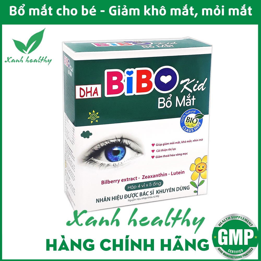 Dha BIBO KID eye tonic syrup helps improve vision, reduce eye fatigue ...