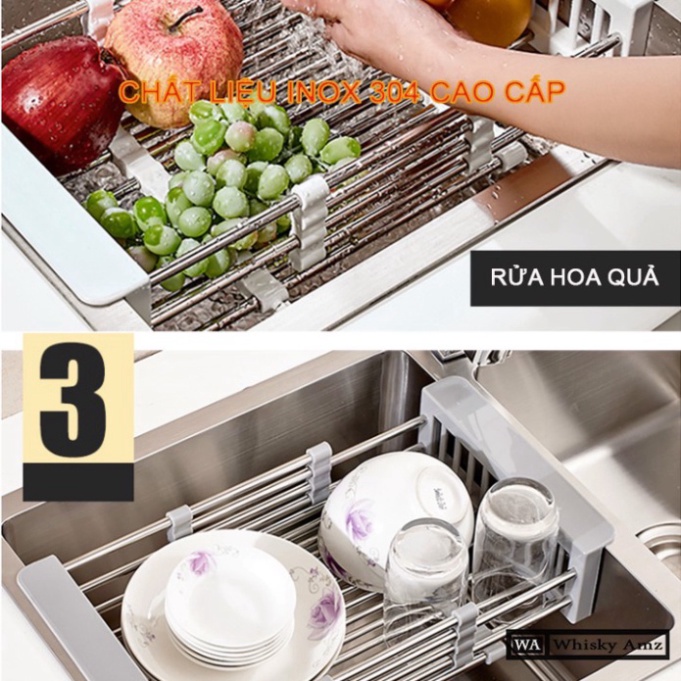 304 stainless steel sink basket shelf - Extremely convenient multi ...
