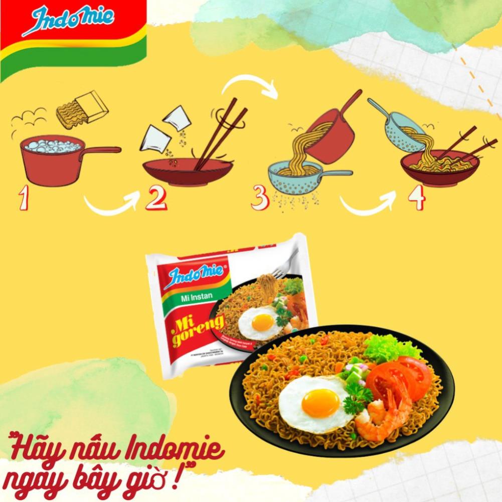 Box of 40 packs of Indomie Dry Fried Noodles in All Flavors: Special ...