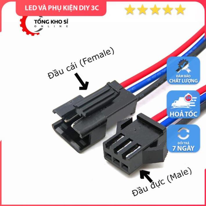 3pin Led Plugs, Jacks, Male Jacks | Shopee Malaysia