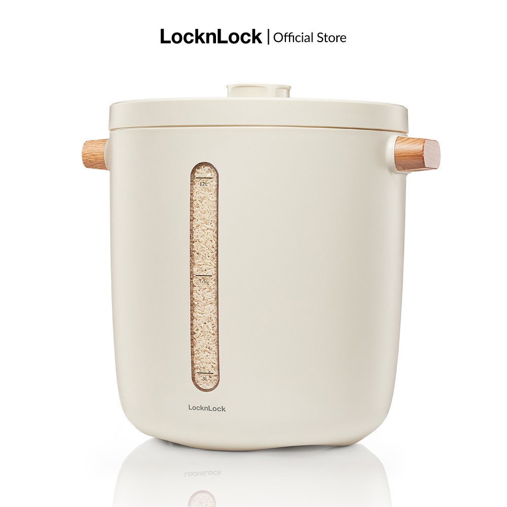 LOCK & LOCK Lock Vacuum Rice Keeper&Lock Vacuum Rice Keeper 12L - white ...