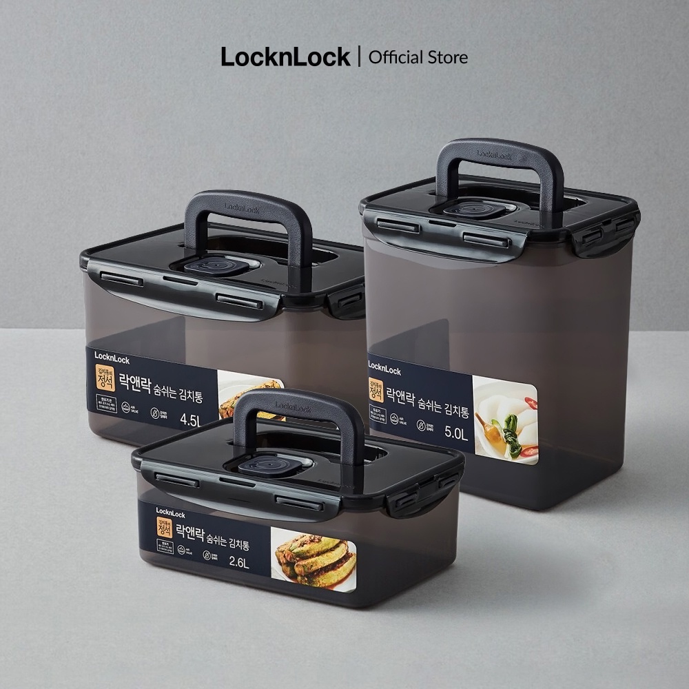 Plastic Box Pickle Pickle Salt, Kimchi Salt With Lock&Lock Breathing ...