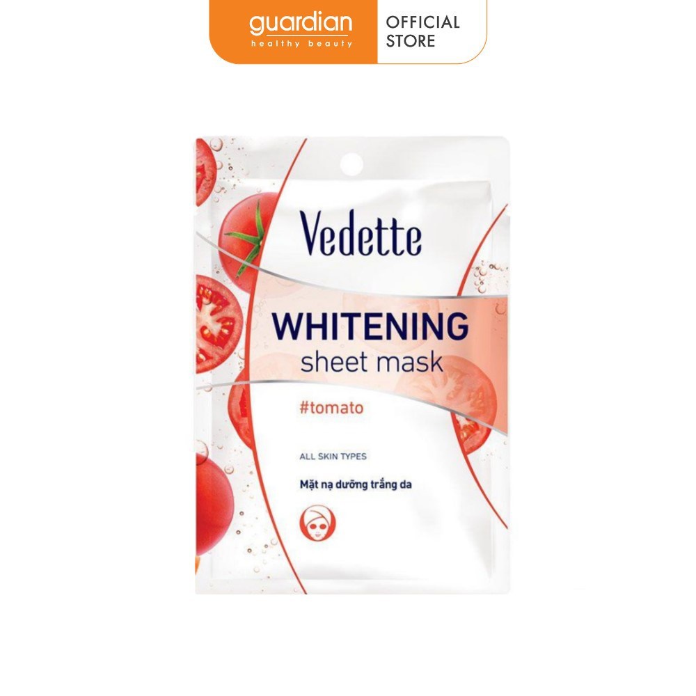 Vedette Tomato Whitening Sheet Mask 22ml | Shopee Malaysia