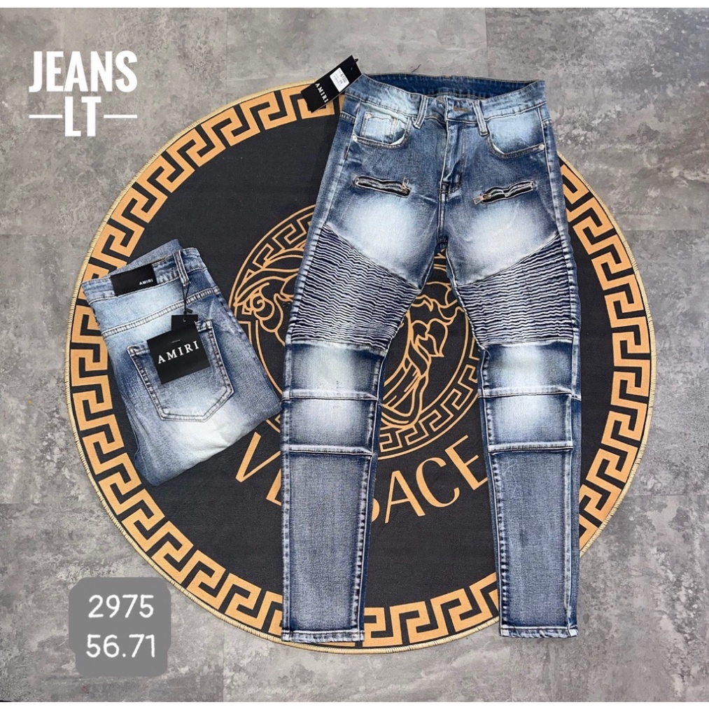 Batman Men's Jeans Dusty Green With Zip Thigh Coat Men's Wrinkle Thigh ...