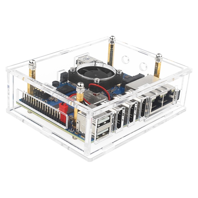 Mica Case For Orange Pi 5 Plus (With Fan And Heatsink) | Shopee Malaysia