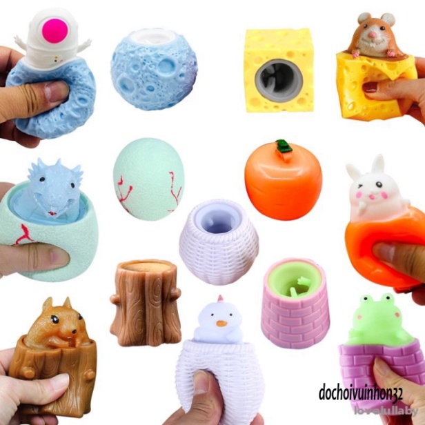 Animal Shape Elastic and Stretchy Stress Relieving squishy Toy ...