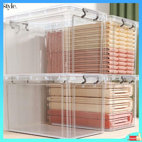 storage box transparent storage box Kotak simpanan telus pembantu rumah ...