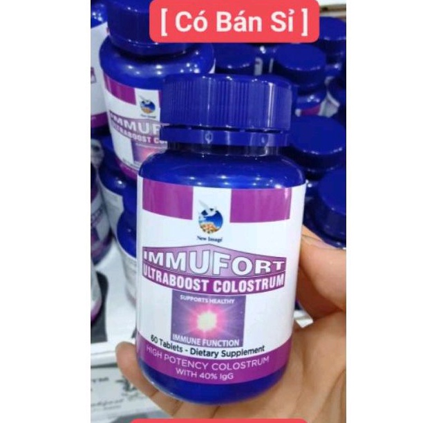 New Image Colostrum Immufort Alpha Lipid Oral Tablets Enhance Health ...