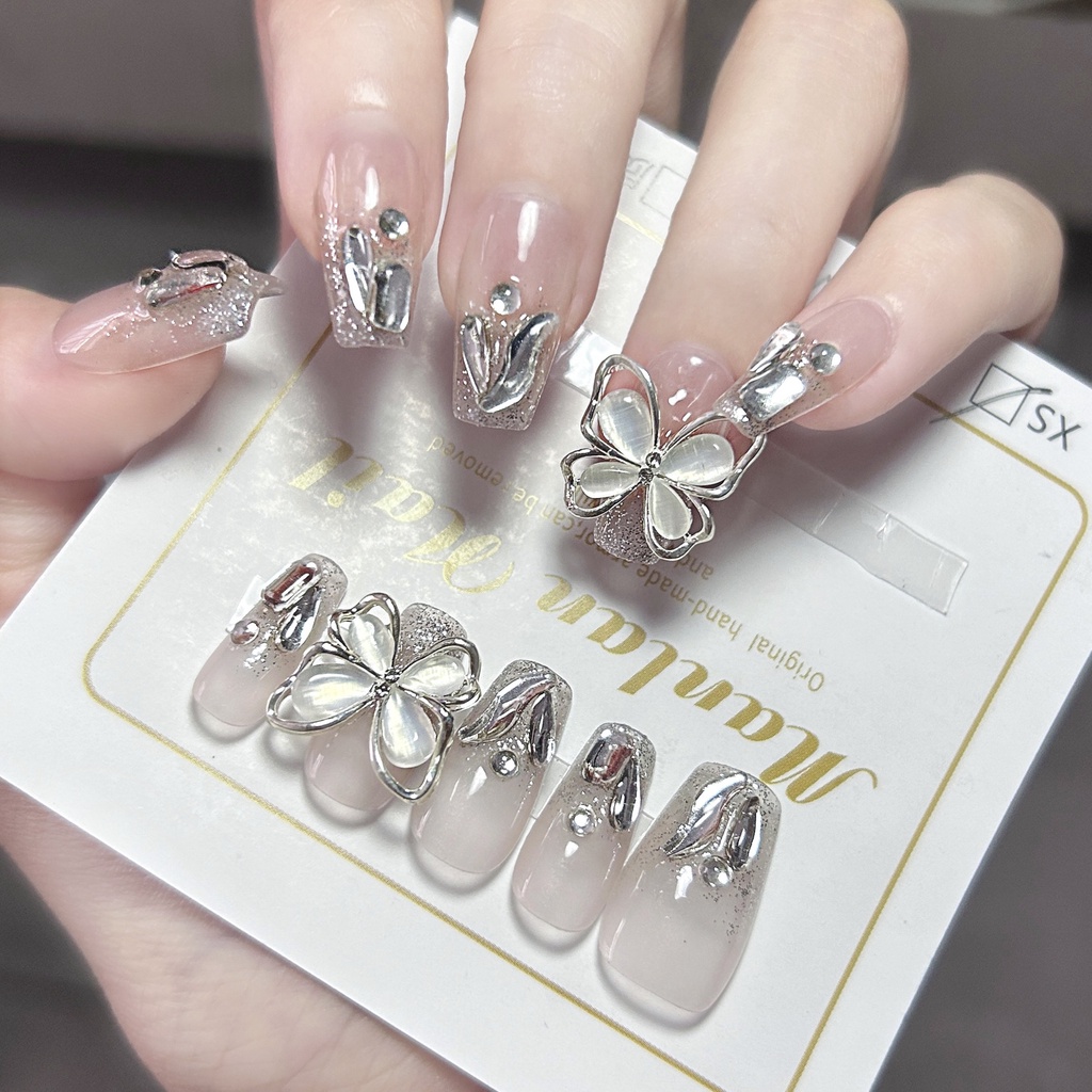 Pure handmade wearing nails, explosive and11.19 | Shopee Malaysia