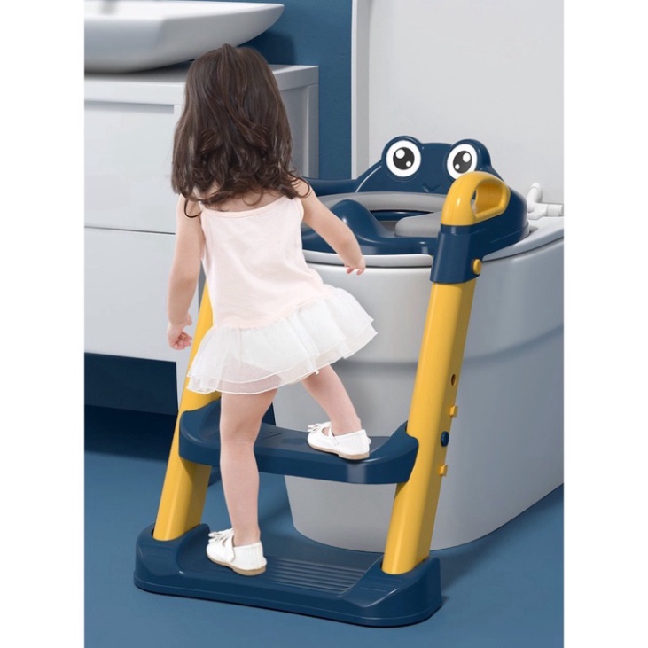 The Cleaning Potty Ladder Has A Toilet Lid That Is Easy To Fold ...