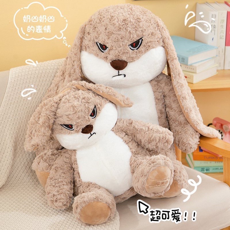 Cool Face Diudiu Rabbit Teddy Bear - Crow Face Rabbit Mina Teddy Bear ...