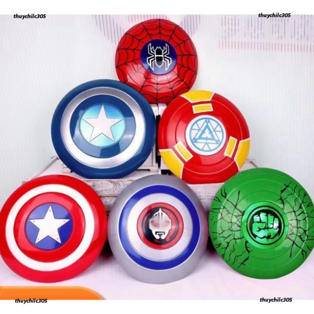 Superhero Shield Captain America Spider-Man Iron Man Batman Panther ...