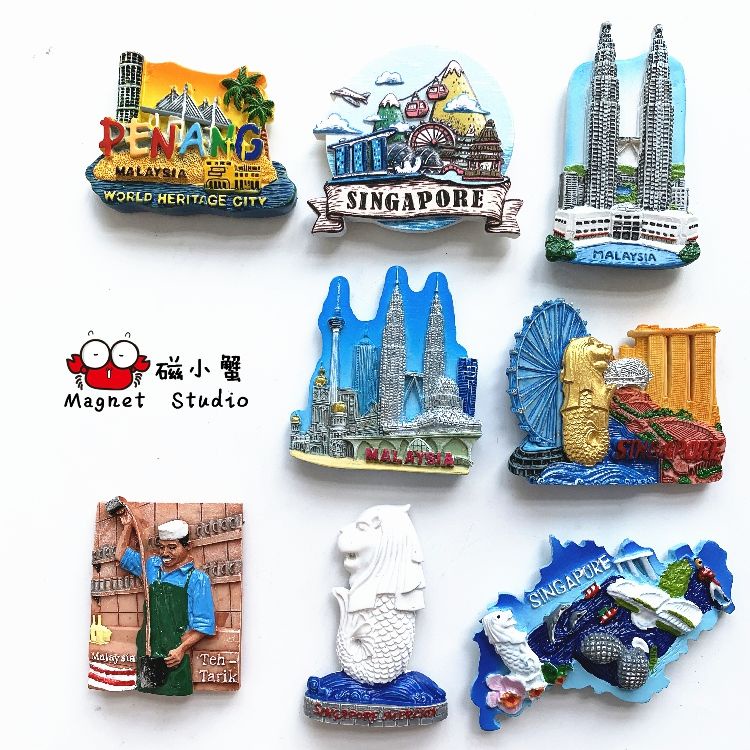 Exporting Malaysian specialty refrigerator magnets Petronas Twin Towers ...