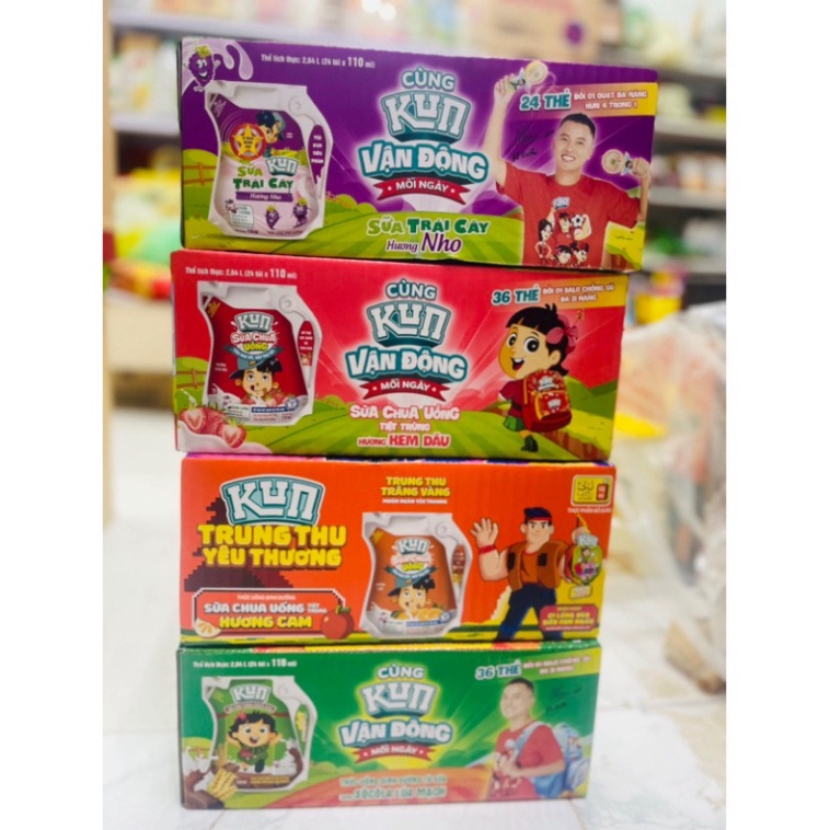 Kun Milk Carton 110ml x24 Packs | Shopee Malaysia