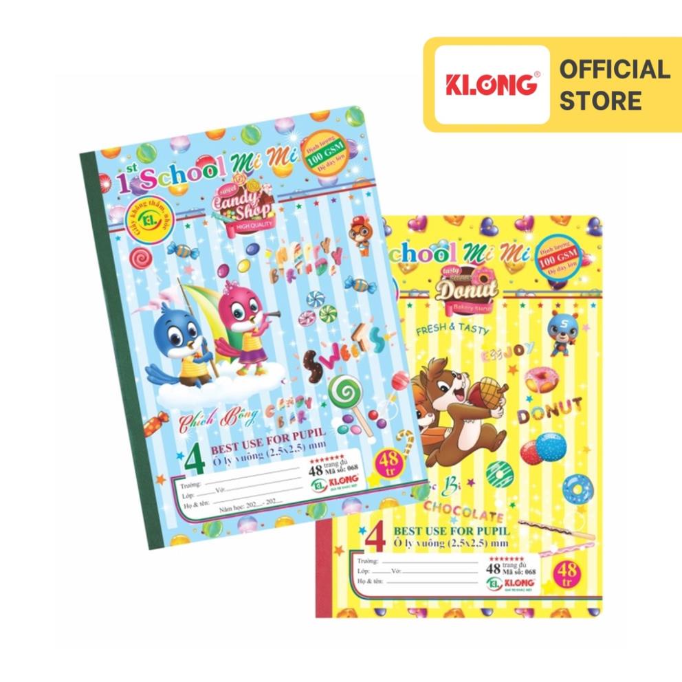 Notebook 4 Box Sewing Glass Nape 1st School KLONG B5- 48 Pages 100 / 92 ...