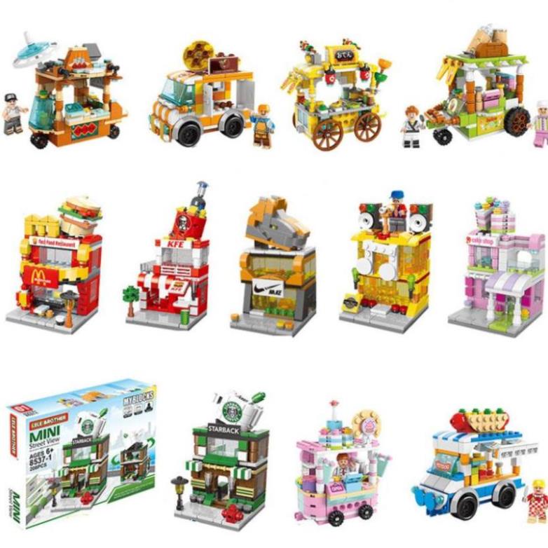 Smart Lego Assembly Toy Set For Children To Assemble Famous Stores ...