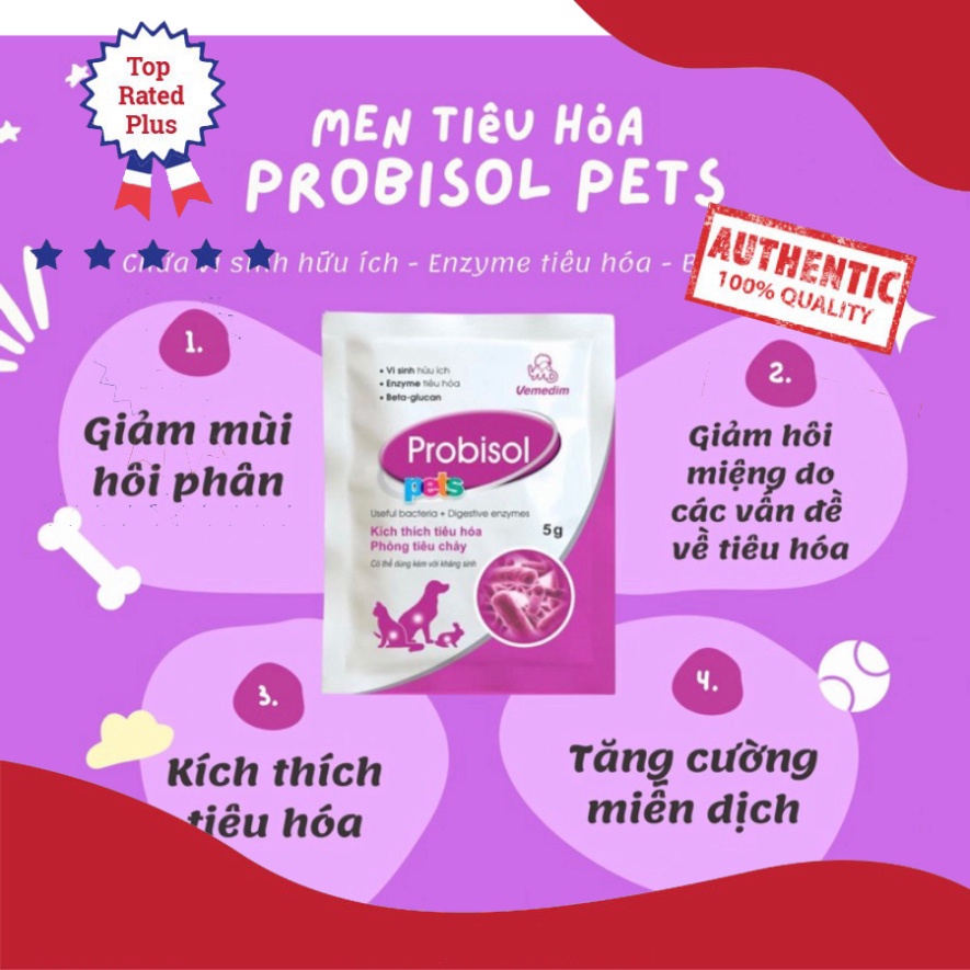 (Speed Delivery) Digestive Enzymes (Vieteria) For Vemedim Probisol Pets ...