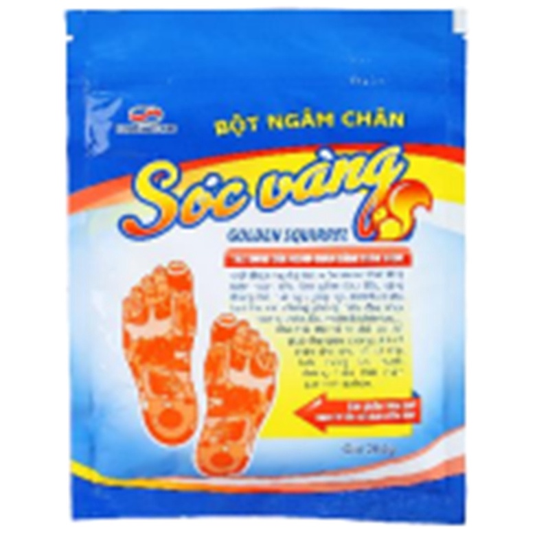 Soc YELLOW foot bath powder 200g bag helps detoxify - Chau Ngan Pharma ...