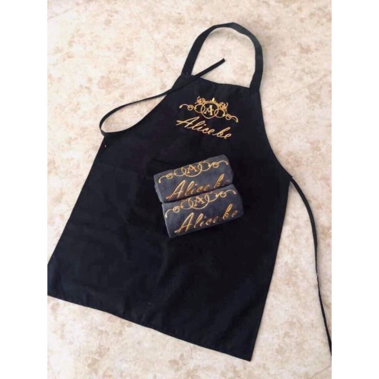 Apron for Spa, Nails, Hair Saloon, Restaurant, Beautiful and durable ...