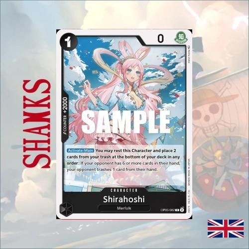 [One Piece TCG Card] Shirahoshi - OP05-082 - Rare | Shopee Malaysia