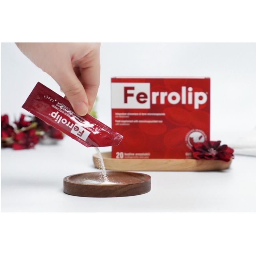 Ferrolip Bio Iron For Pregnant Women And Anemia (Box Of 20 Packs ...
