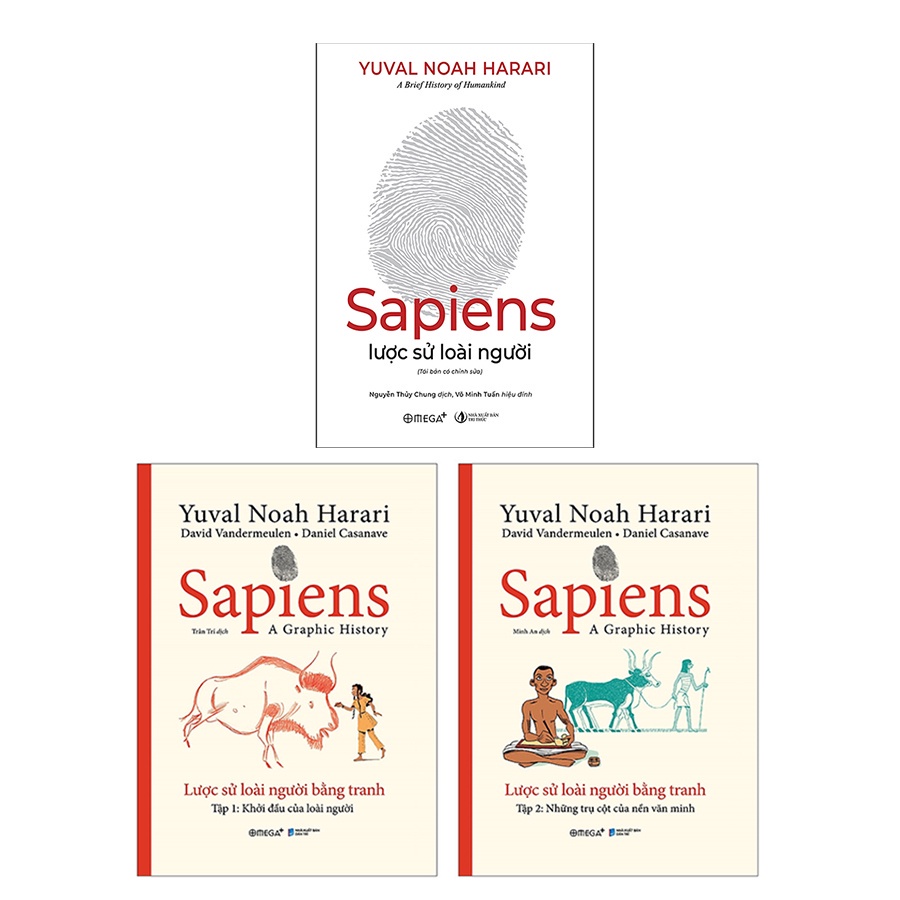 Book - Complete Set of 3 Sapiens: A Brief History of Humanity | Shopee ...