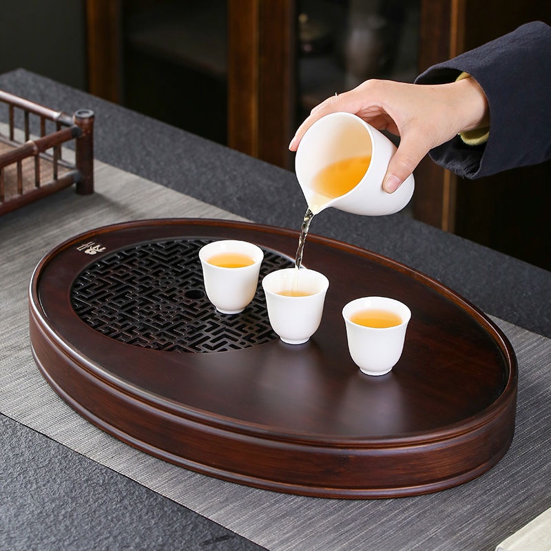 Simple modern household tea tray drainage dry storage soaking table ...