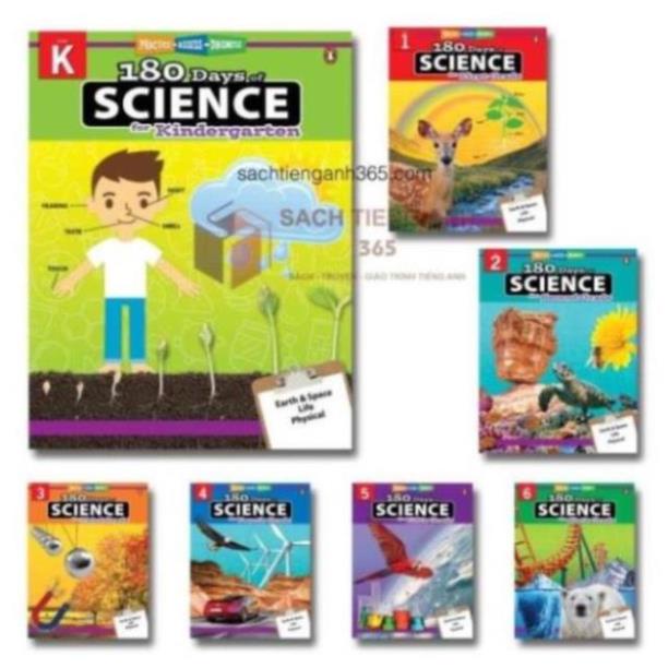 180 Days of Science (Science) - From Grade K To Grade 6 (Size A4 ...