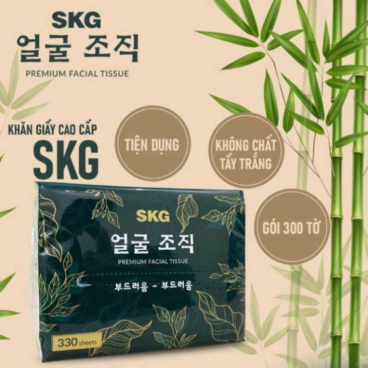 Korean Green Tea Panda Paper SKG 330 Sheets 3 Layers Soft Premium TVQ ...