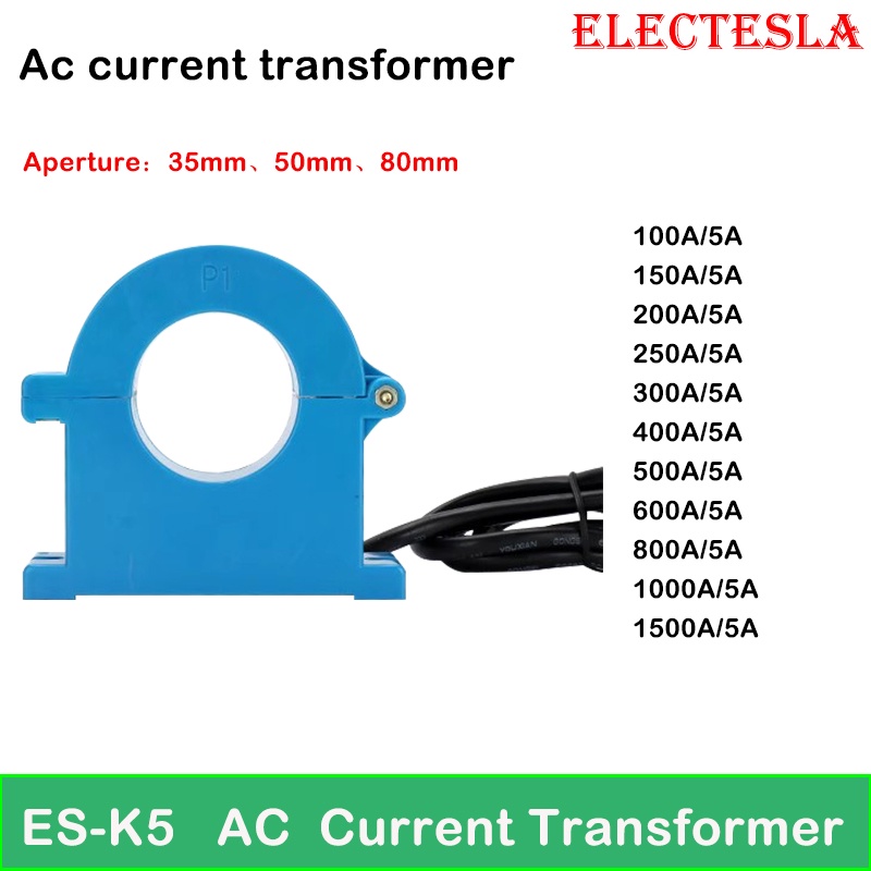 AC current transformer 200A/5A 400A/5A clamp type 38mm50mm aperture ...