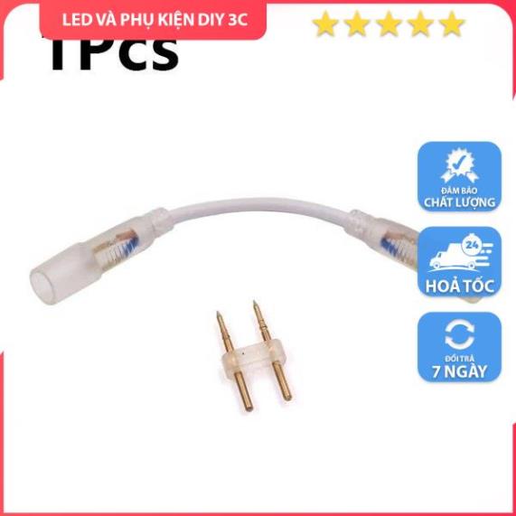 Neon 220V Round 14mm Led Connector With 2 Connectors Available | Shopee ...