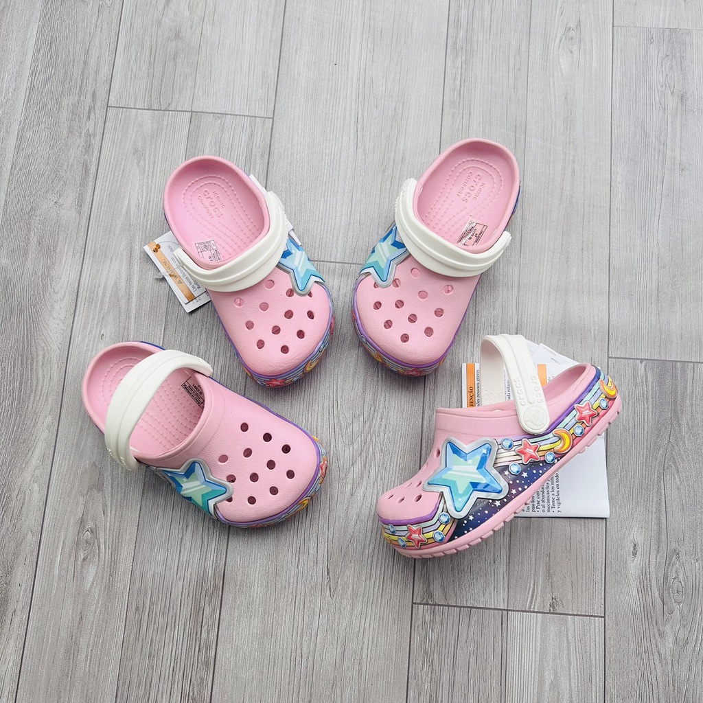 Children's slippers, cross shoes with star motifs for girls (Ah baby ...