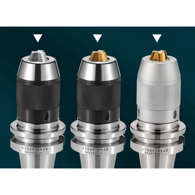 Drill chuck BT40-APU13 And BT40-APU16 Thong Hang Mechanical | Shopee ...