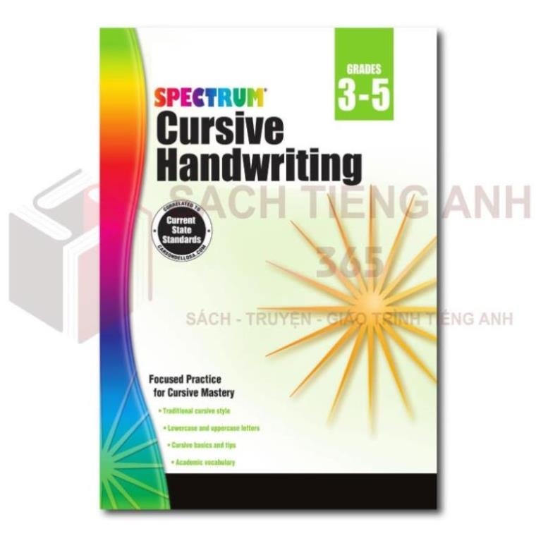 [ Handwriting Practice ] Spectrum - Cursive Handwriting - Grades 3-5 ...
