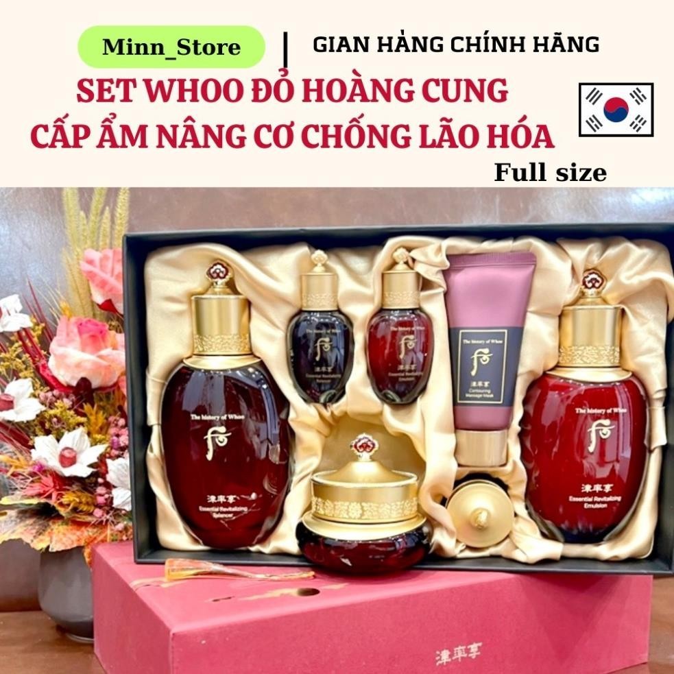 [GENUINE] Korean Royal Red Whoo Set, Moisturizing, Anti-Aging Facial ...