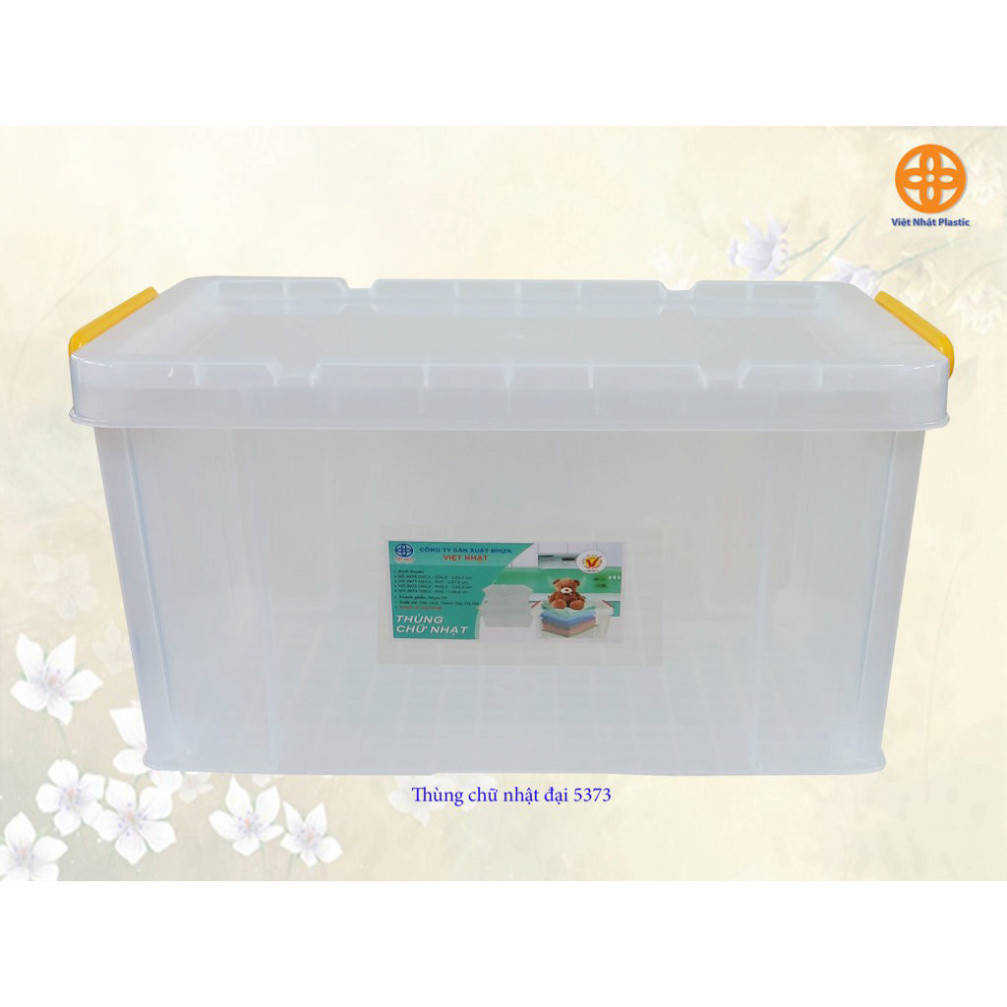 Large rectangular barrel 5373 Viet Nhat Plastic (100l) | Shopee Malaysia