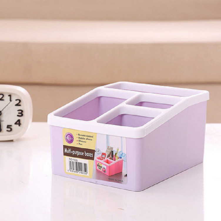 Multifunctional 4-compartment storage box (random color delivery ...