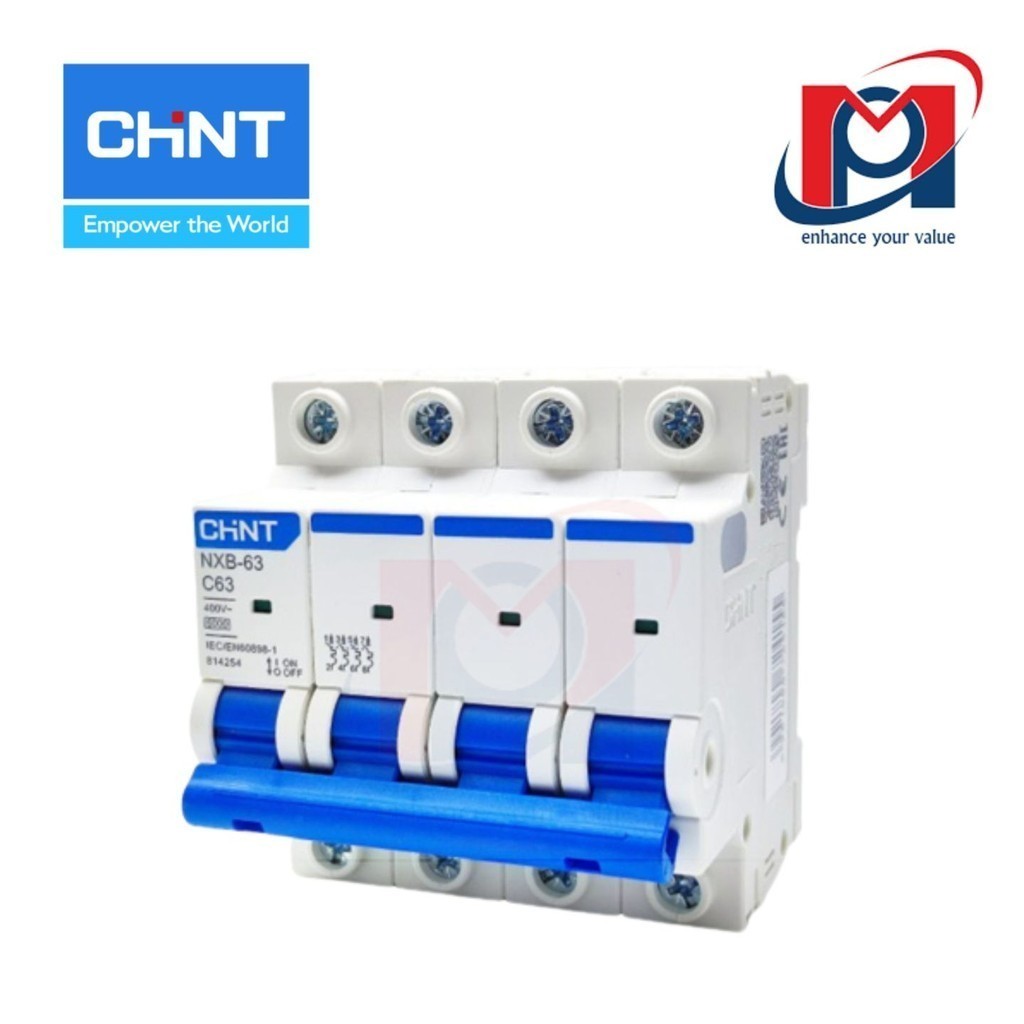 Automatic Circuit Breaker MCB NXB-63 4P 40A 6kA - Chint - 814252 | Shopee Malaysia