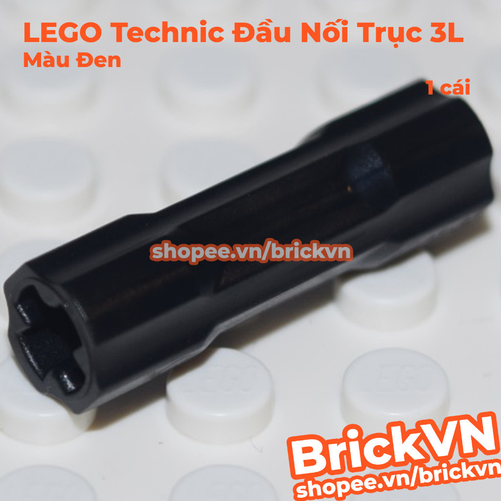 [1 Piece] LEGO Technic 3L Shaft Connector Black ID 6286381 42195 ...