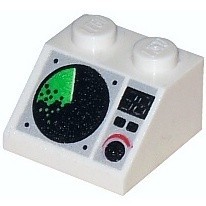[1 Pc] LEGO Brick 2x2 Slope 45 Degree White Printable ID Airplane ...