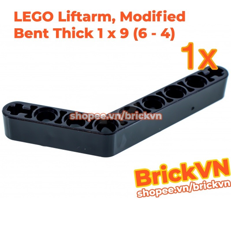 [1 Pc] LEGO Technic Elbow Bar 1 x 9 (6-4), Black ID 6279881 42149 ...