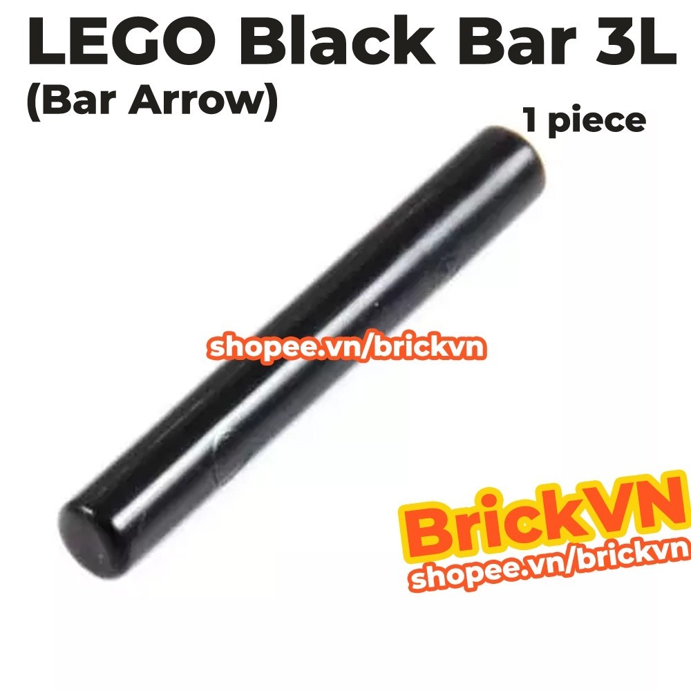 [1 Piece] LEGO 3L Round Pillar Stick (3L Bar) Length 2.5cm (3 buttons ...
