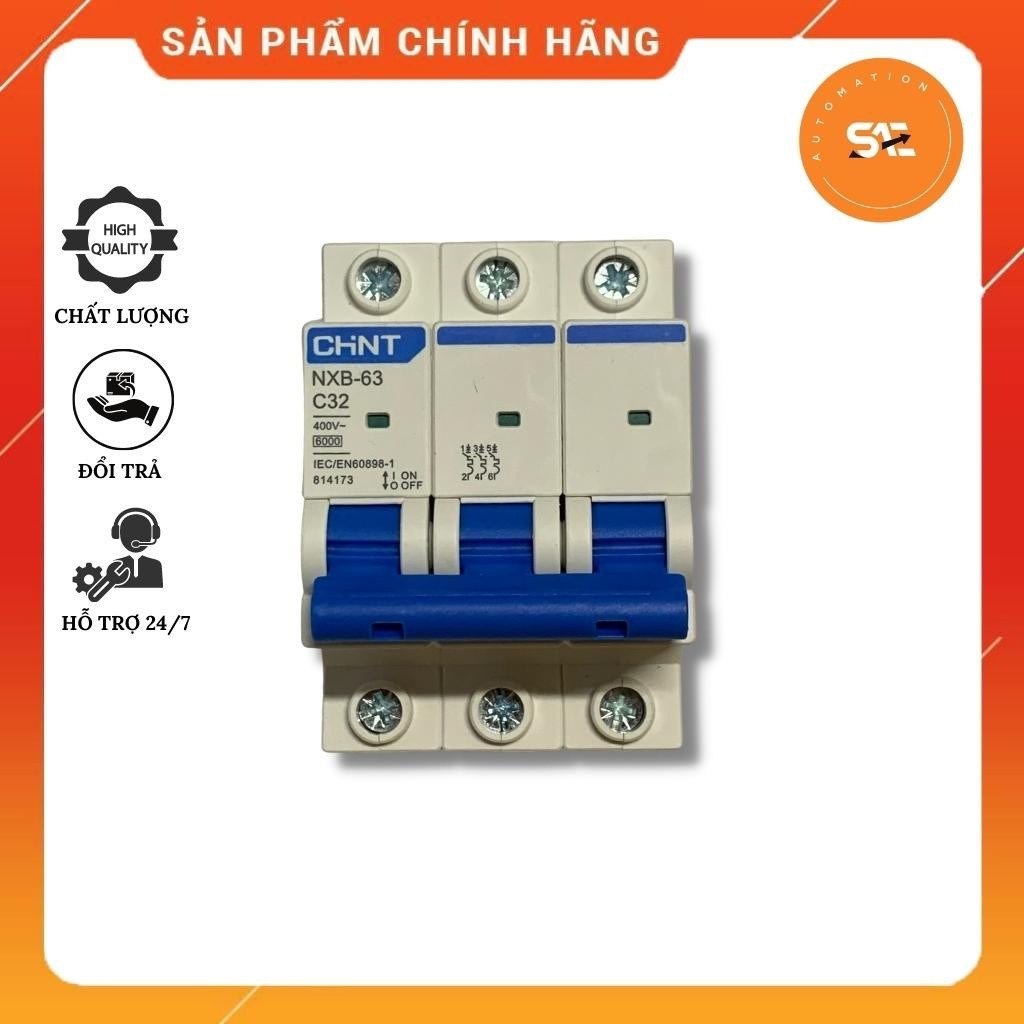 Aptomat CHNT 3-phase 32A 3P C32 Publishing House, CHINT ELECTRIC ...