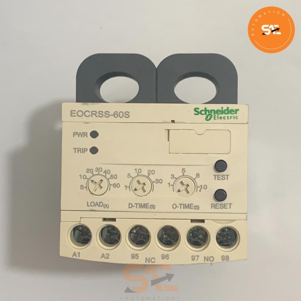 Current protection relay EOCRSS-60S 24-240V schneider brand, relay against overcurrent, phase ...
