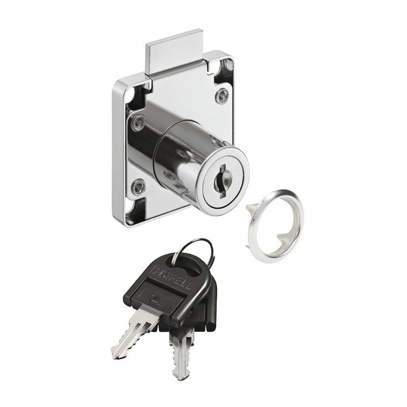 Hafele cabinet lock, used for drawers, center lock. square lock ...