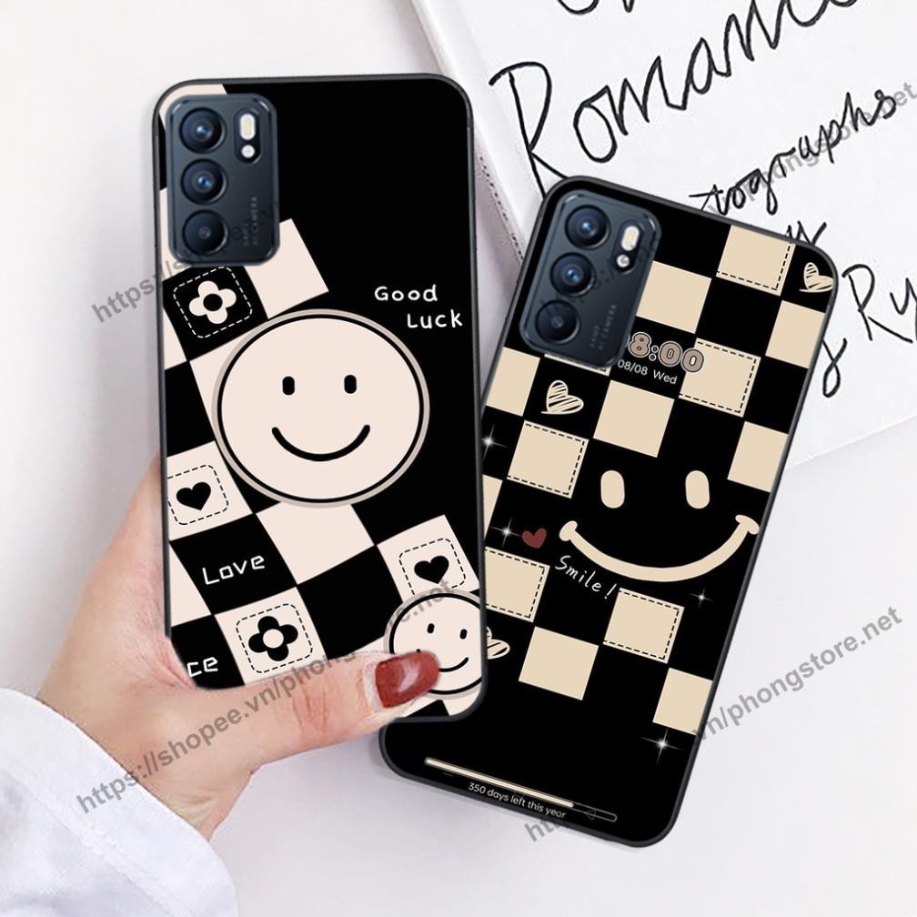 Oppo Reno6 / Reno6 Z 5G / Reno 6 case with cute smiley face, very ...