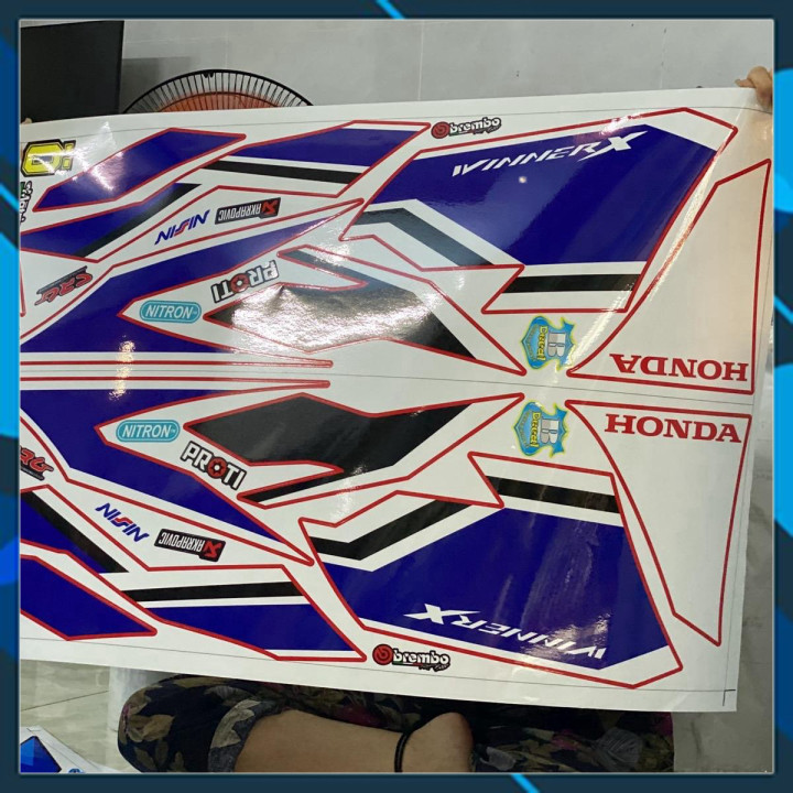 Winner x v2 removable sticker Making green decal for red car stickers ...