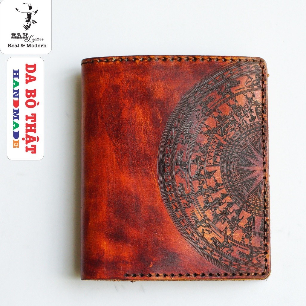 Super Durable wallet genuine cowhide Handmade RAM Leather Italia Veg ...