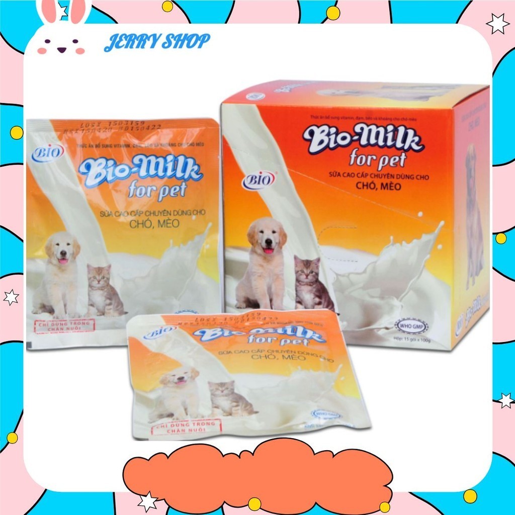Bio Milk for Pet Kitten Milk for Pet Pack 100g (Speed 2H) | Shopee Malaysia