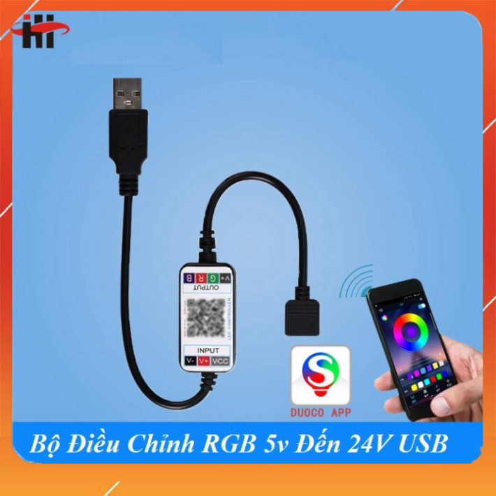 Mini RGB COLOR CHANGING CONTROLLER USING PHONE APP FOR LED 5050, 2835 ...